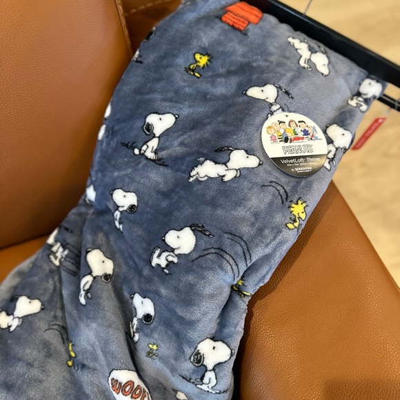 Peanuts | Bedding | Peanuts Snoopy Blue Plush Throw Blanket New ...
